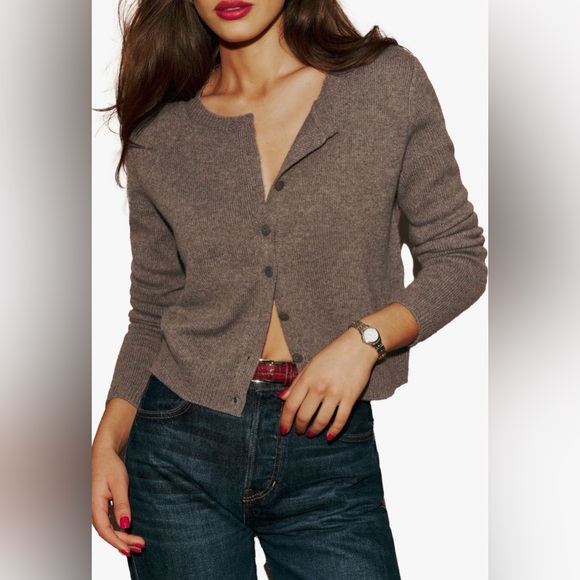 Reformation | Sweaters | Reformation Clara Cashmere Crew Cardigan ...